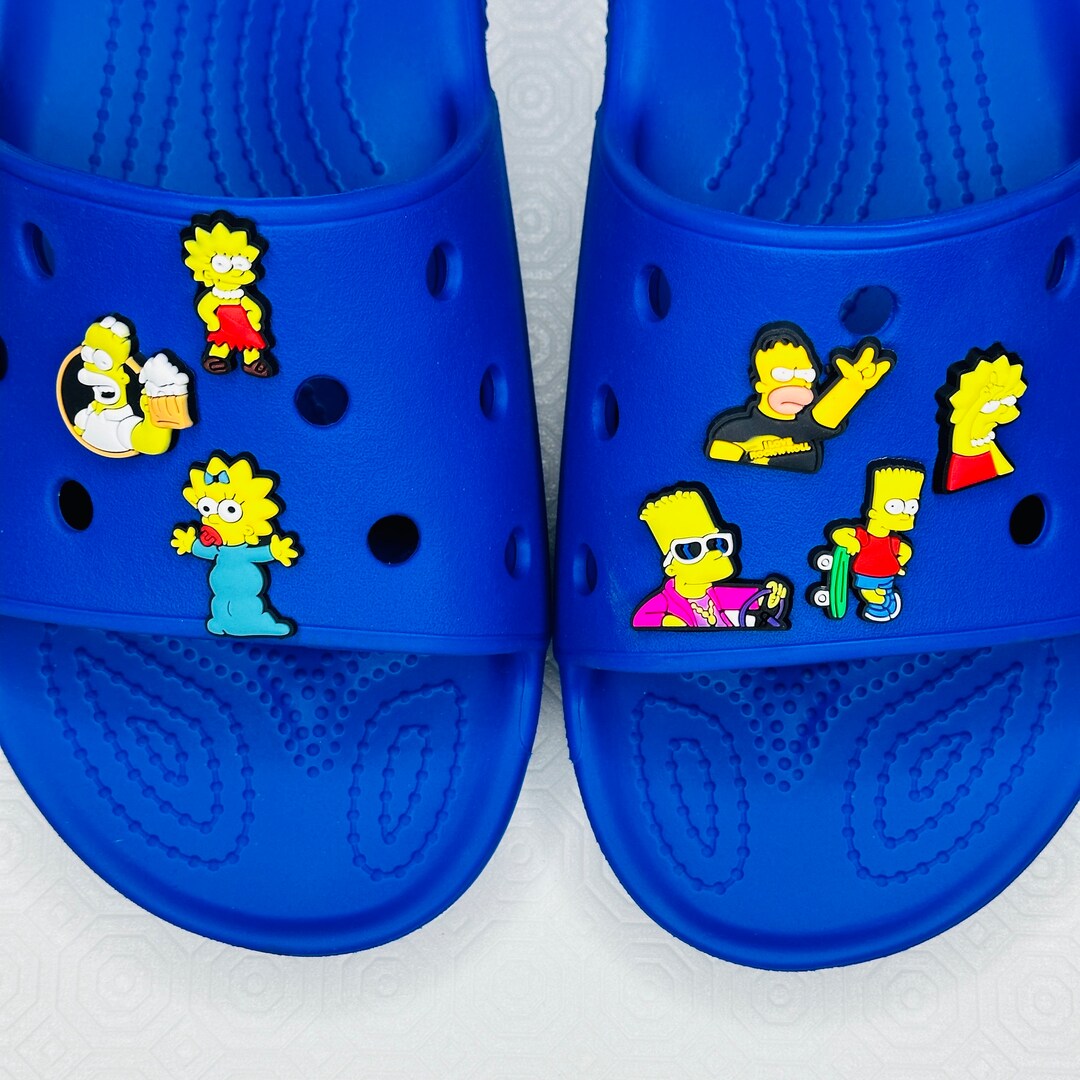 Simpsons Croc Charm | TV Show Shoe Charm | Cartoon Character Clog Charm ...