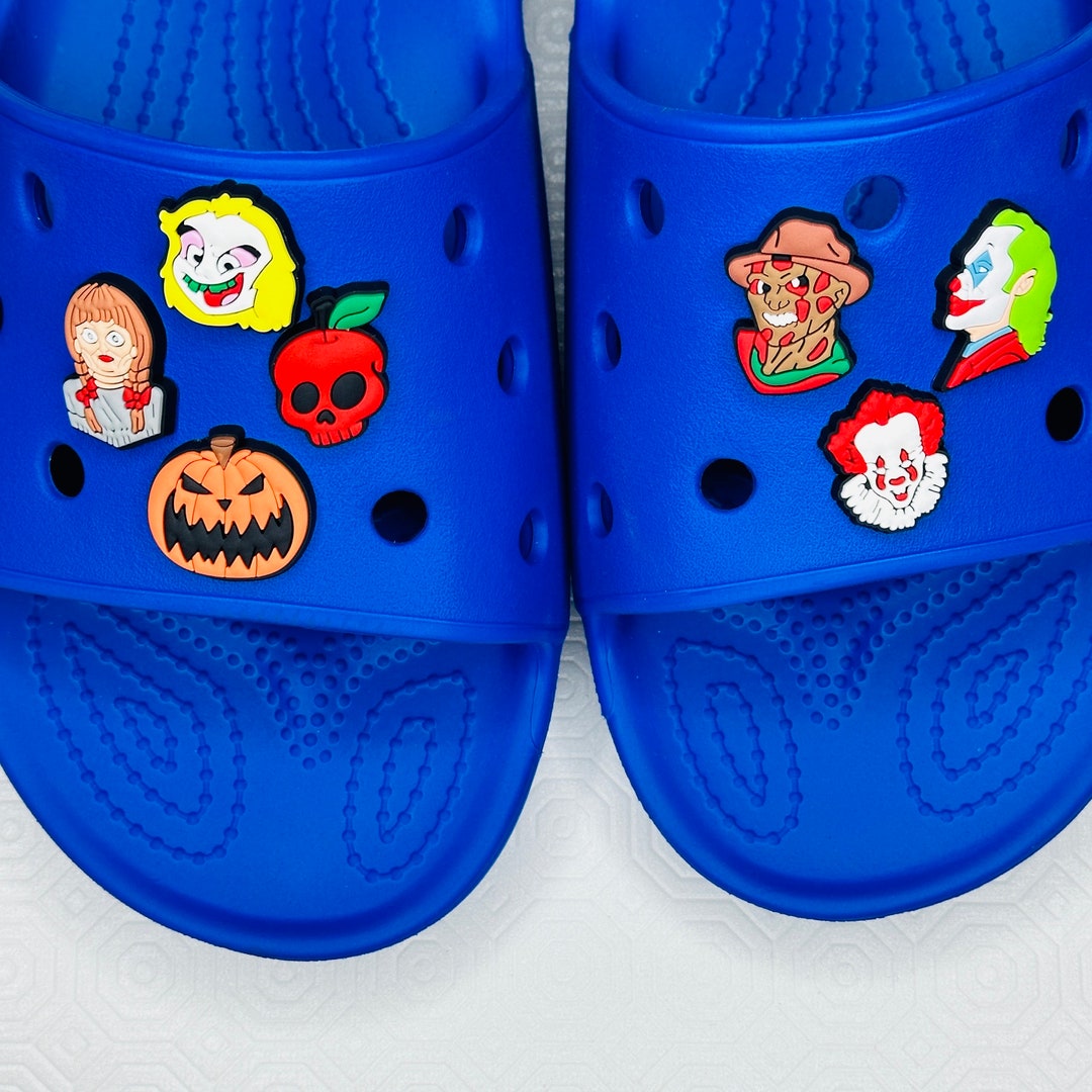Horror Movie Croc Charm Clown Shoe Charm Halloween Spooky Clog Charm - Etsy