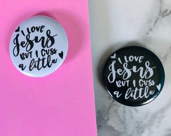 Funny Jesus Button - Etsy