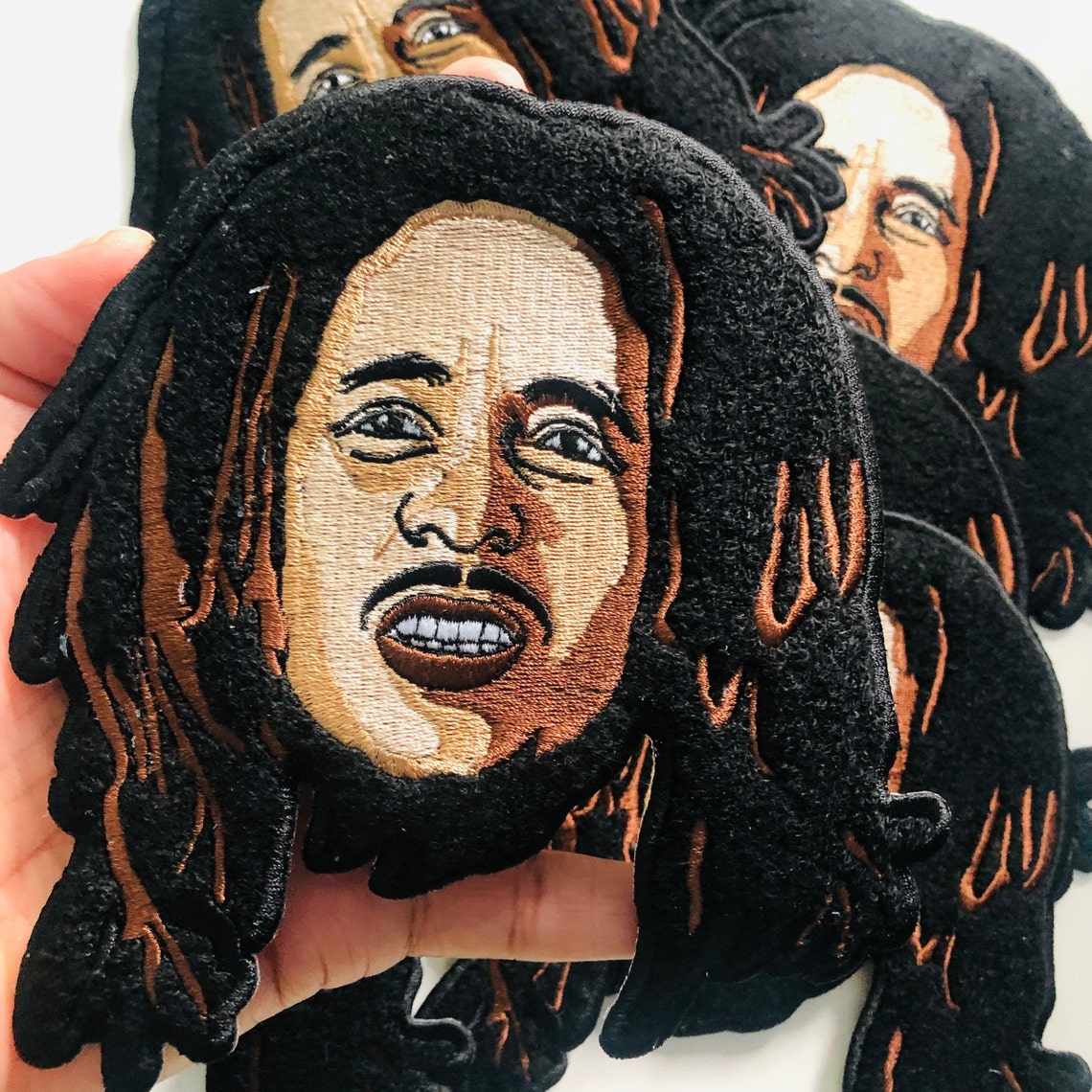 Bob Marley Patch Reggae Chenille Patch One Love DIY Iron - Etsy