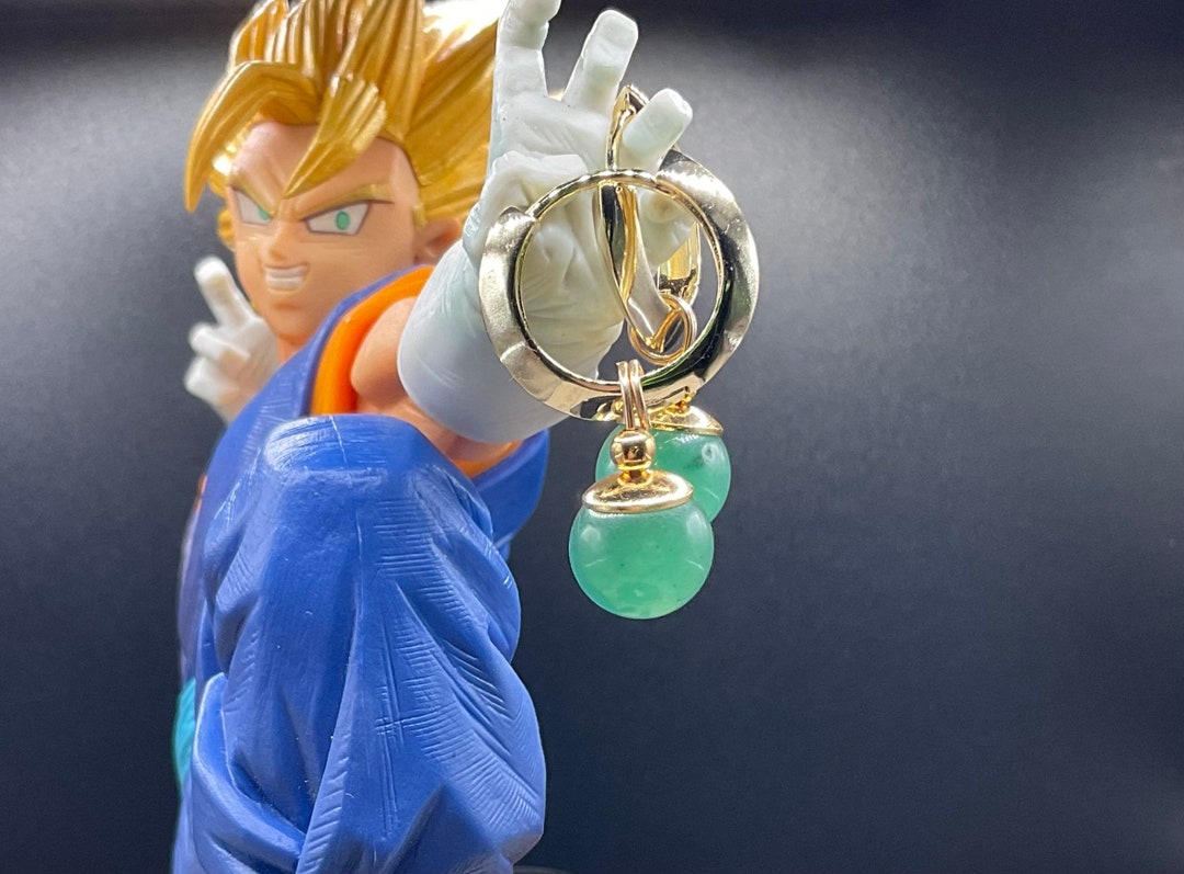 DBZ Inspired Potara Earrings, Zamasu/goku Black Style, Green Aventurine ...