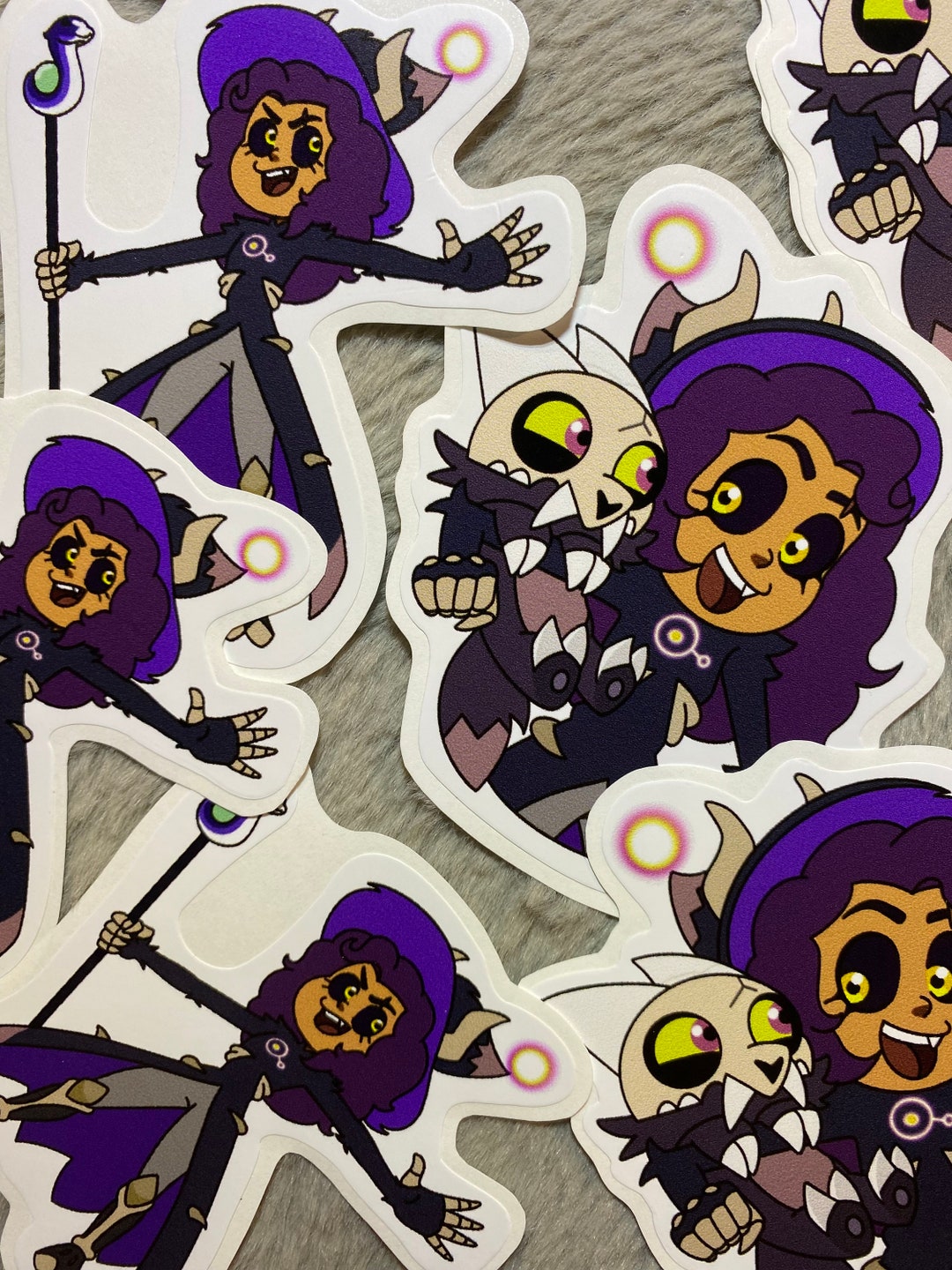 Titan Luz Noceda - Titan Luz and King Clawthorne - Vinyl Sticker - the ...