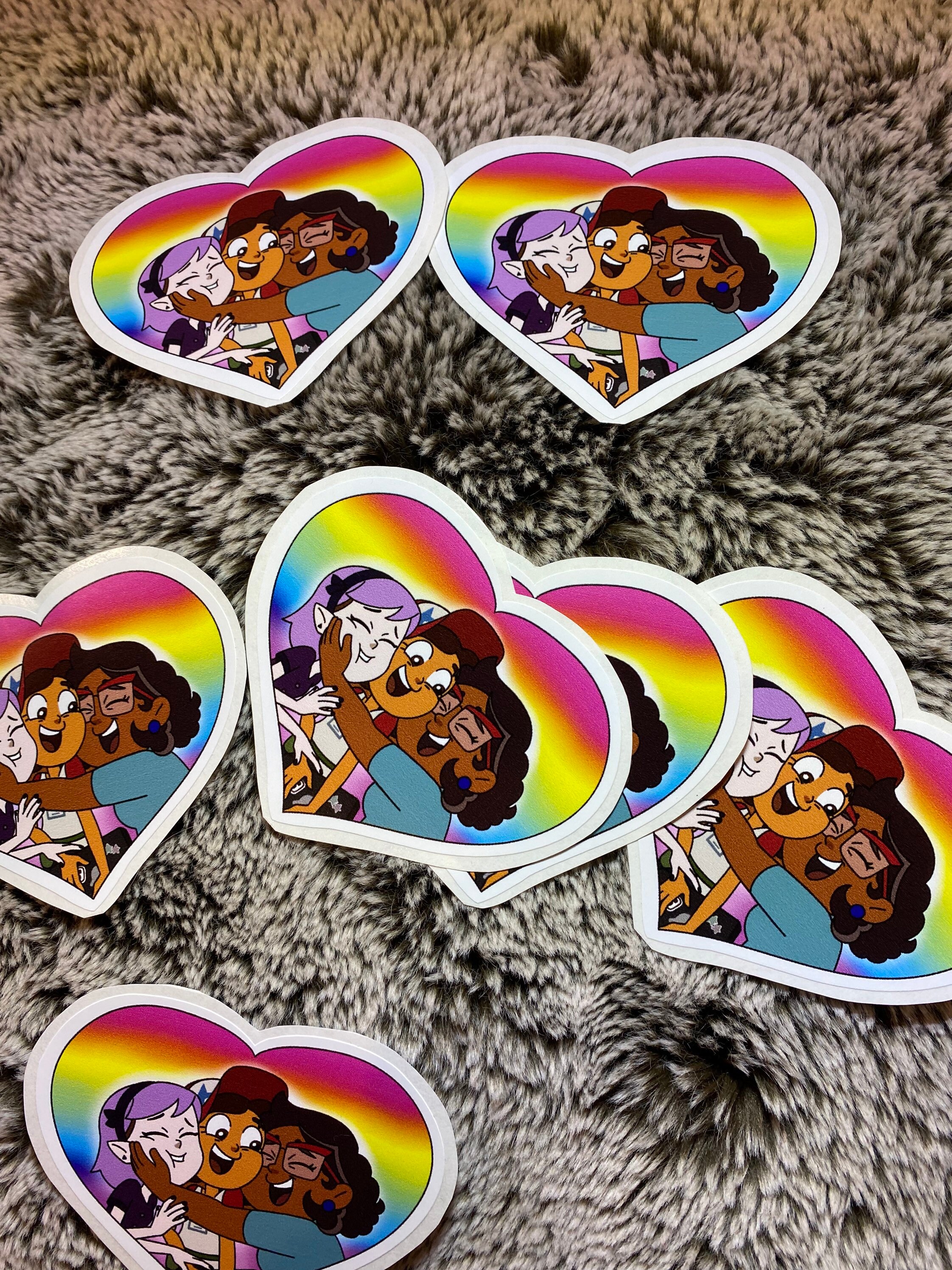 Hi, I’m Bi - Lumity Vinyl Sticker - Amity Blight - Luz Noceda - Camila ...