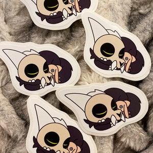 Sleeping King Clawthorne and Francois Sticker Vinyl Sticker the Owl ...