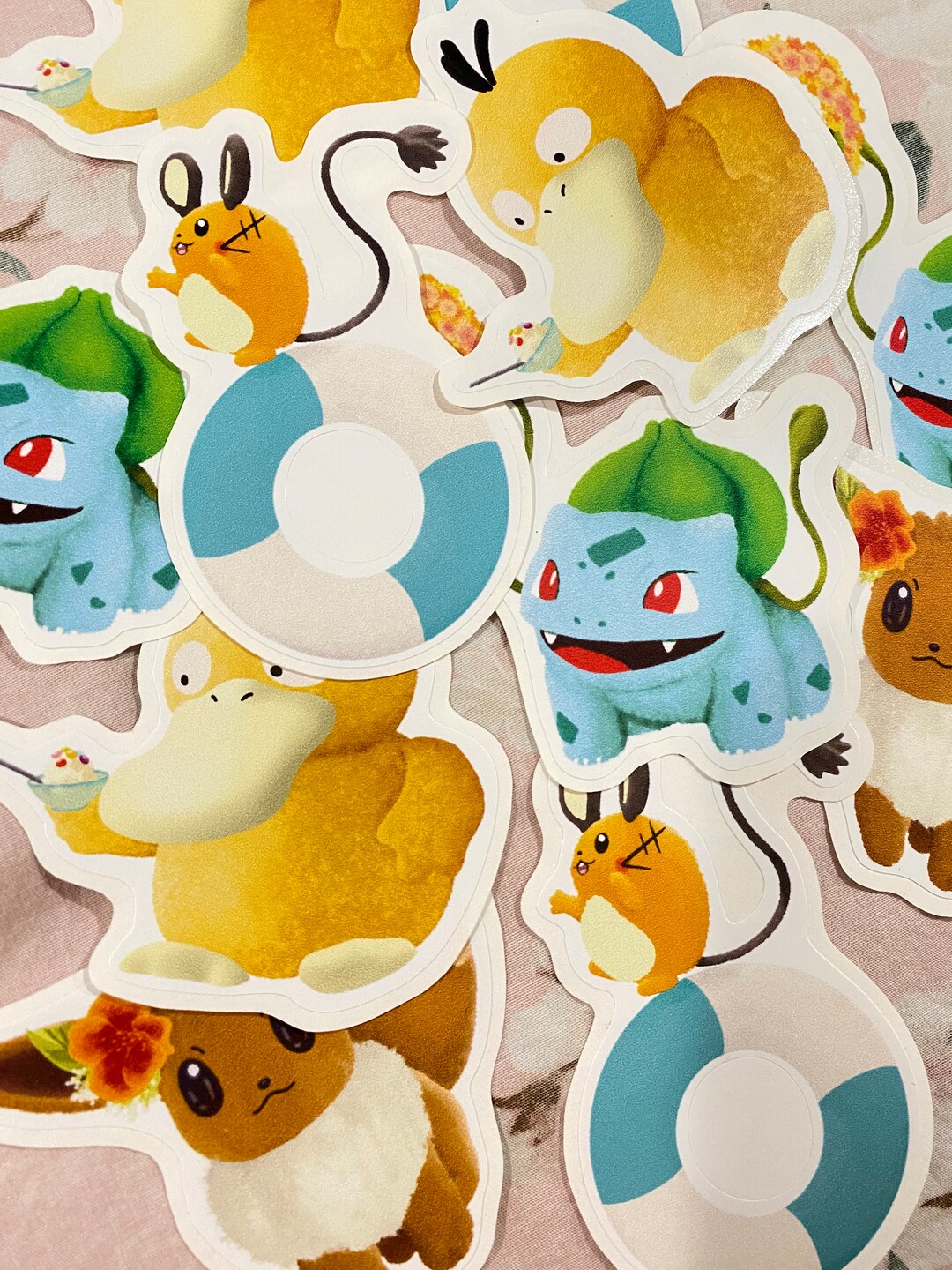 Pokemon Concierge - Pokemon Sticker - Pokemon - Bulbasaur - Eevee ...