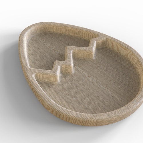 Oval Shaped Tray 3D STL File and Vector Files Dxf Svg | Etsy