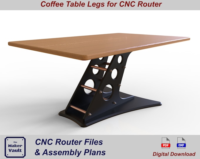 CNC Router Files for Wooden Table Legs, Industrial Style. CNC Vector ...