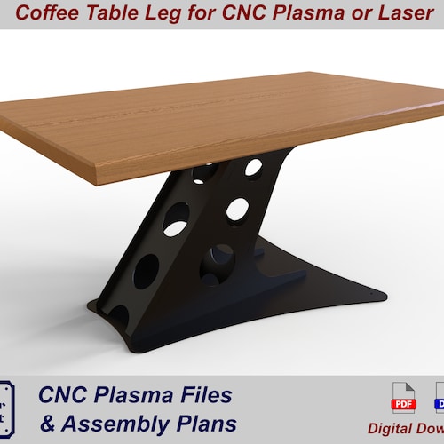 CNC Router Files for Wooden Table Legs Industrial Style. - Etsy