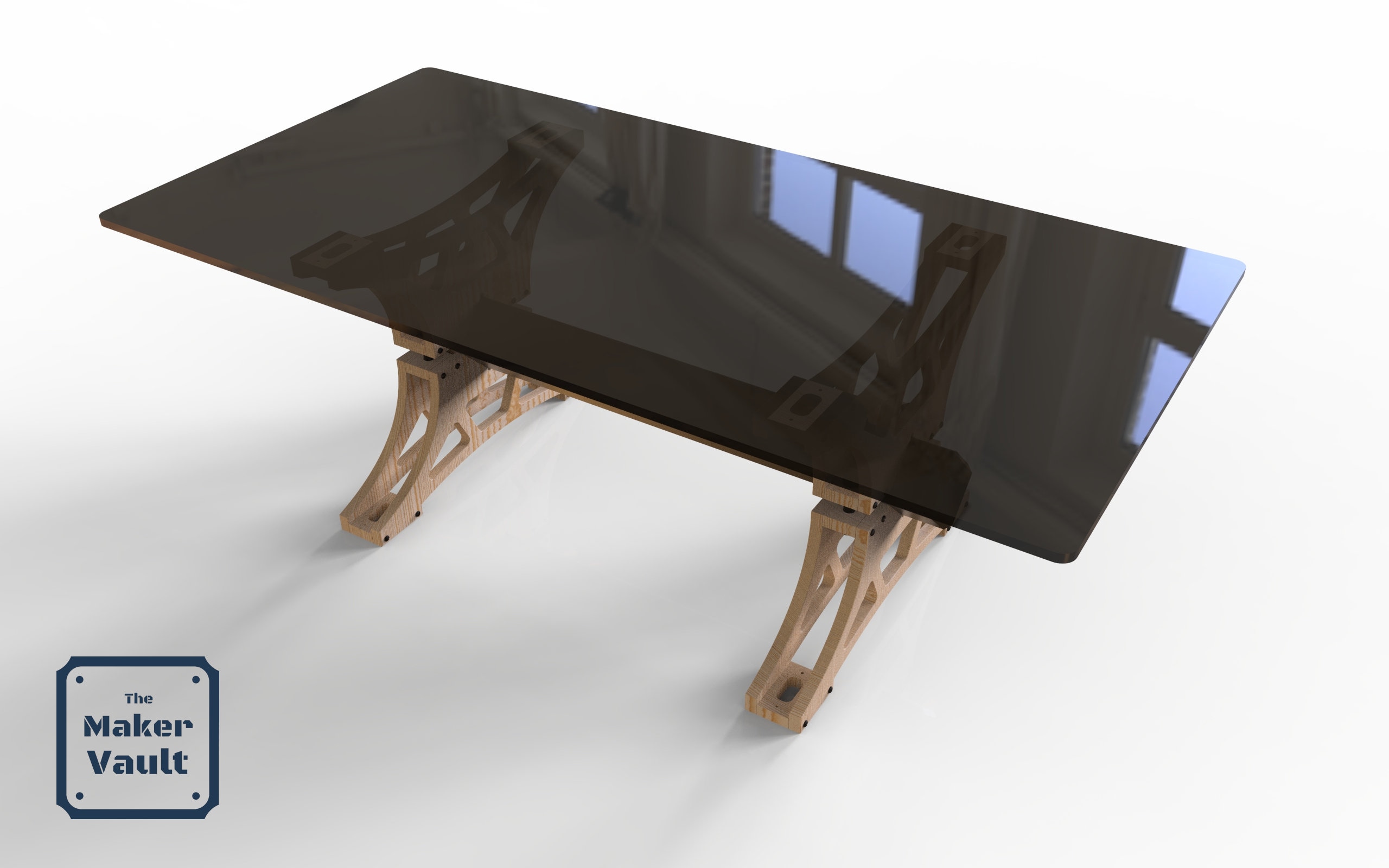 CNC Router Files for Wooden Table Legs, Industrial Style. - CNC Vector ...