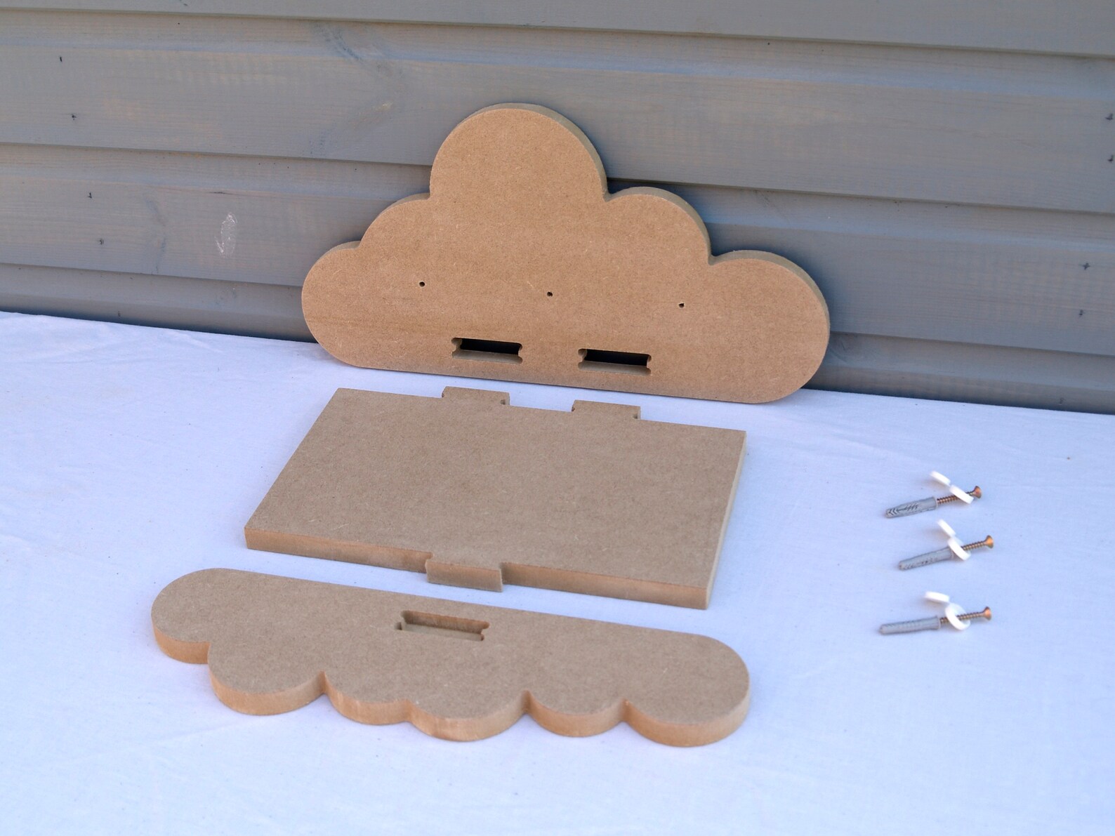 CNC Router Files for Cloud Shelf (dxf, Svg, Pdf Vector Files for CNC ...