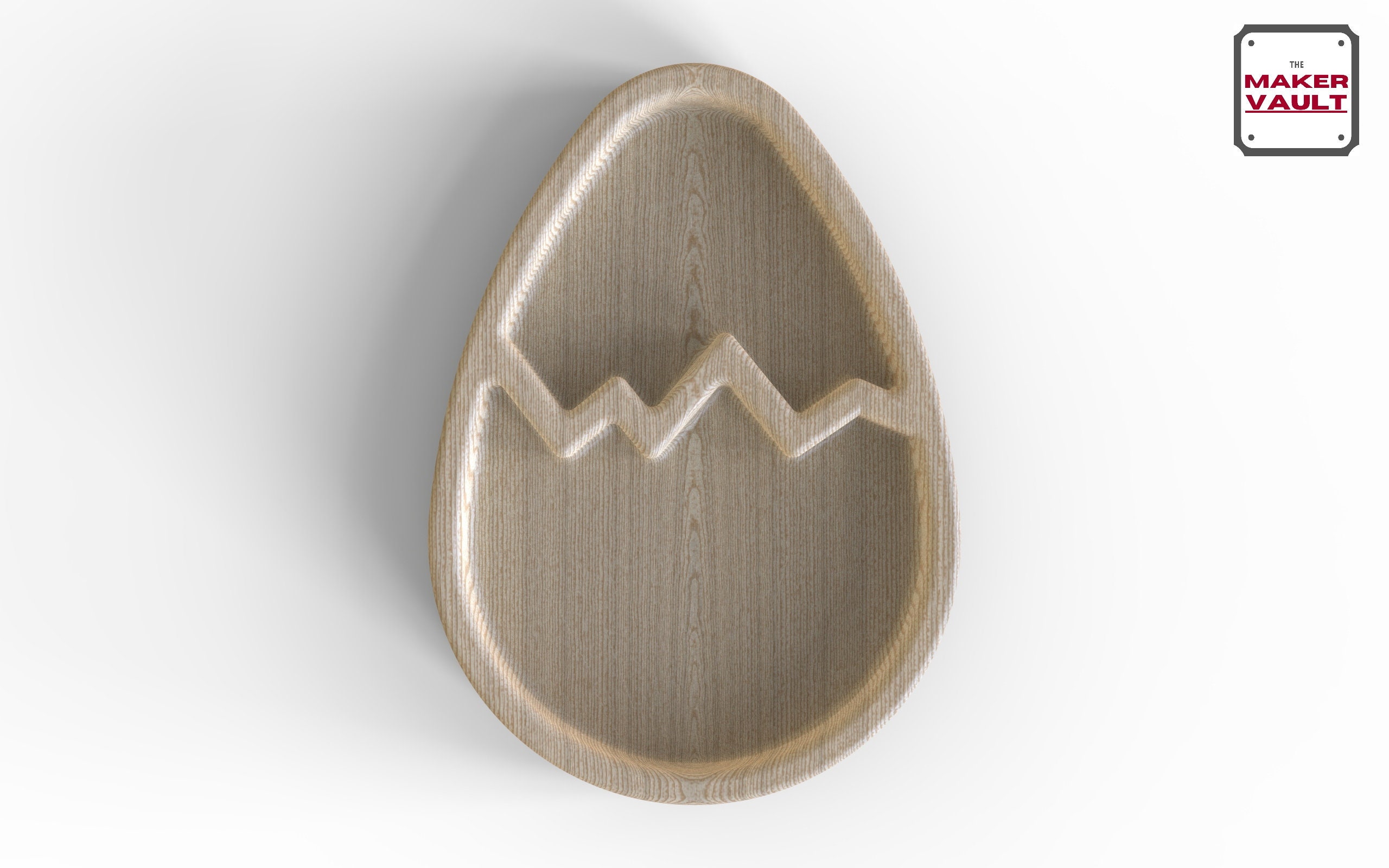 CNC File for Wooden Easter Egg Serving Dish / Tray. Dxf Svg - Etsy UK