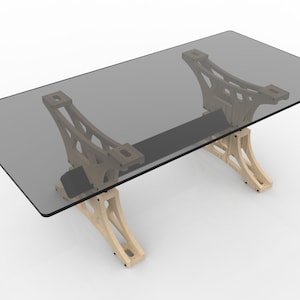 CNC Router Files for Wooden Table Legs, Industrial Style. - CNC Vector ...