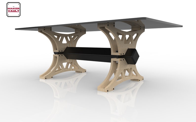 CNC Router Files for Wooden Table Legs Industrial Style. - Etsy