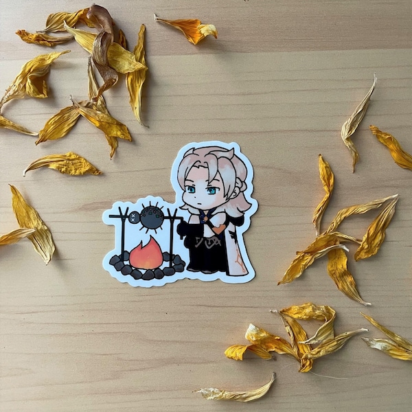 Albedo Genshin Sticker - Etsy