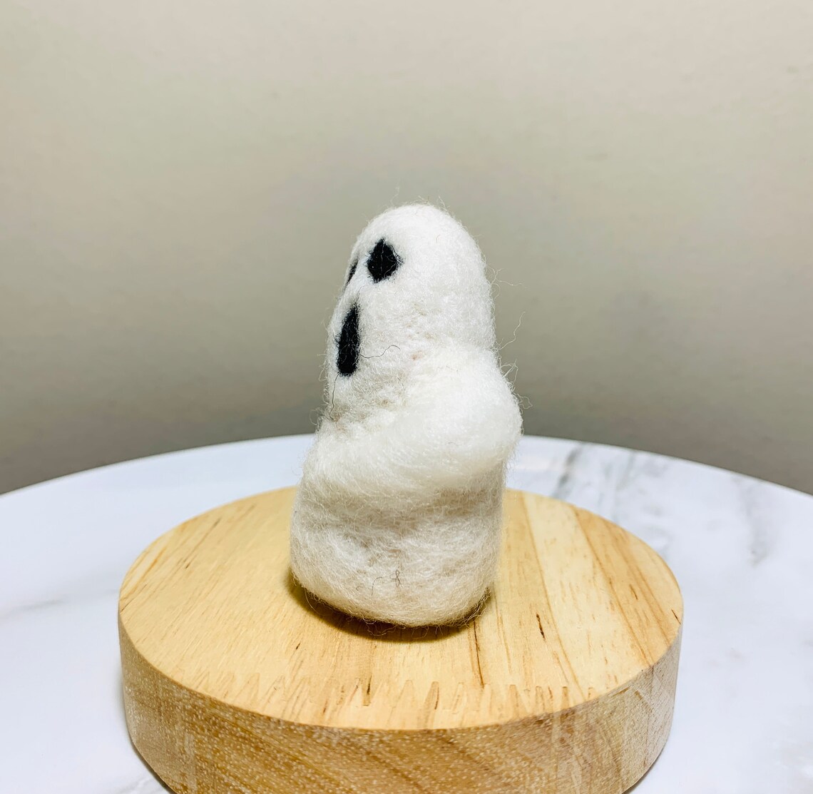 Felt Ghost Ornament: Handmade Wool Halloween Decoration - Etsy