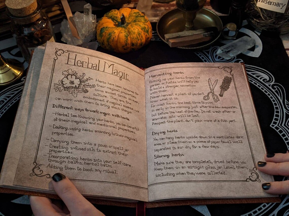 Book of Spells - Etsy
