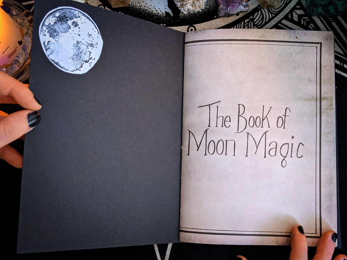 Moon Magic Book of Shadows - Etsy