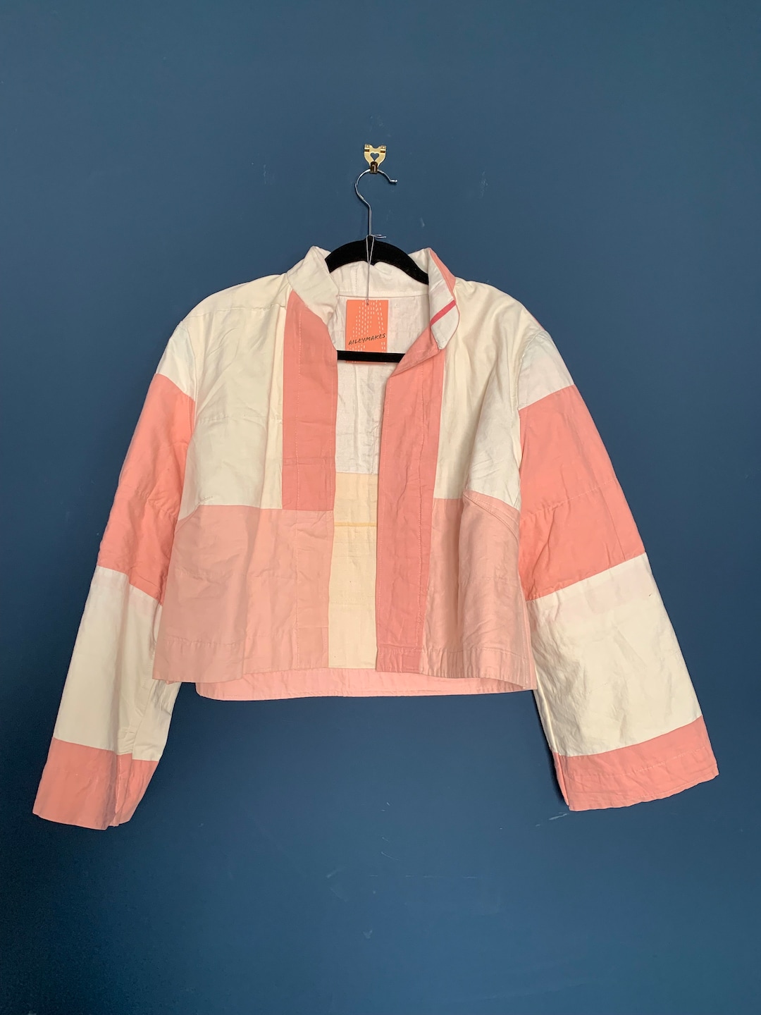 Etta Jacket Repurposed Vintage Quilt Cropped Jacket - Etsy
