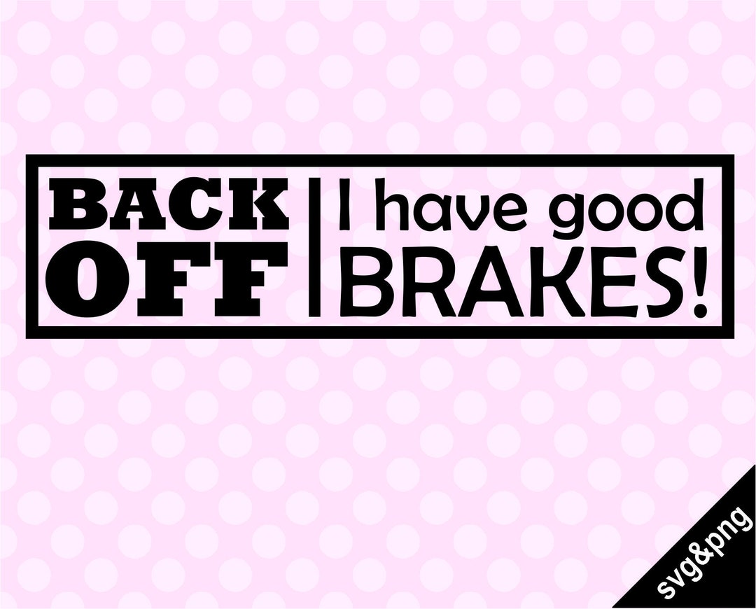 SVG & PNG - Back Off - Etsy