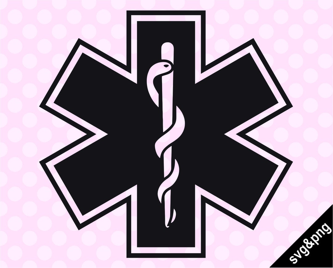 SVG & PNG - Star of Life - Etsy
