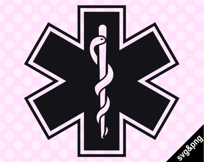 Paramedic Star Svg Paramedic Star of Life Svg Star of Life Svg ...