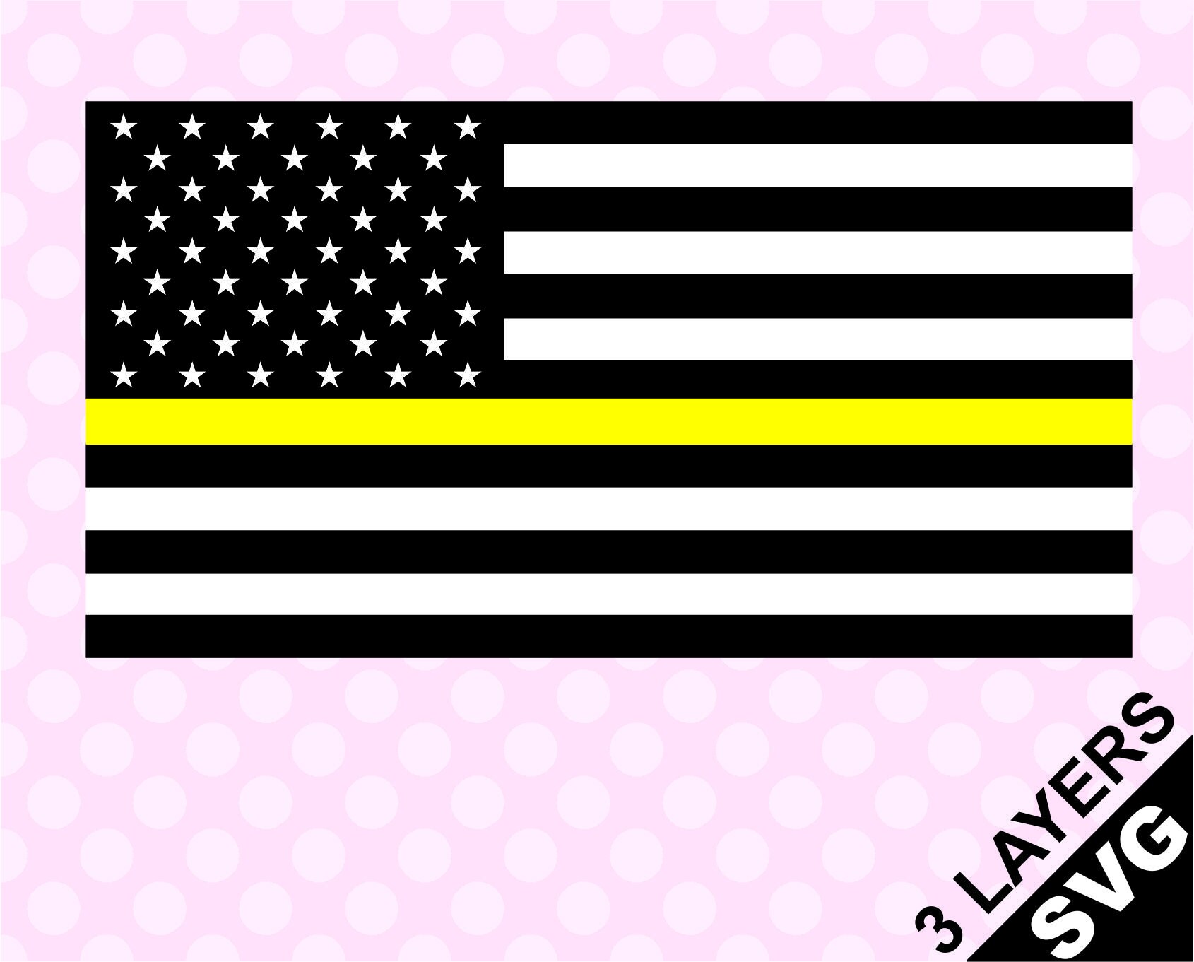 SVG Thin Yellow Line - Etsy