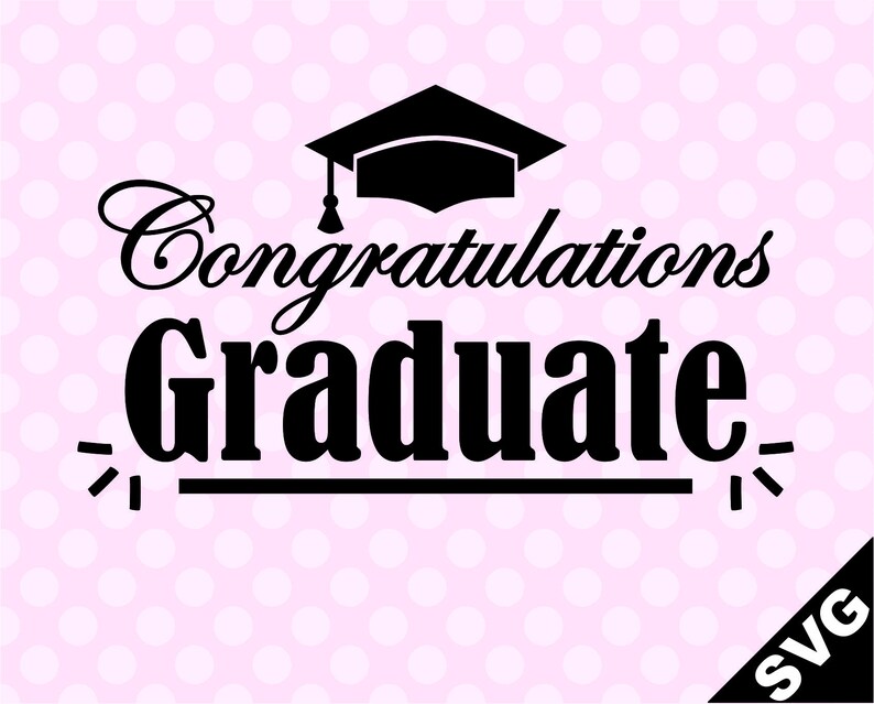 SVG Congratulations Graduate - Etsy