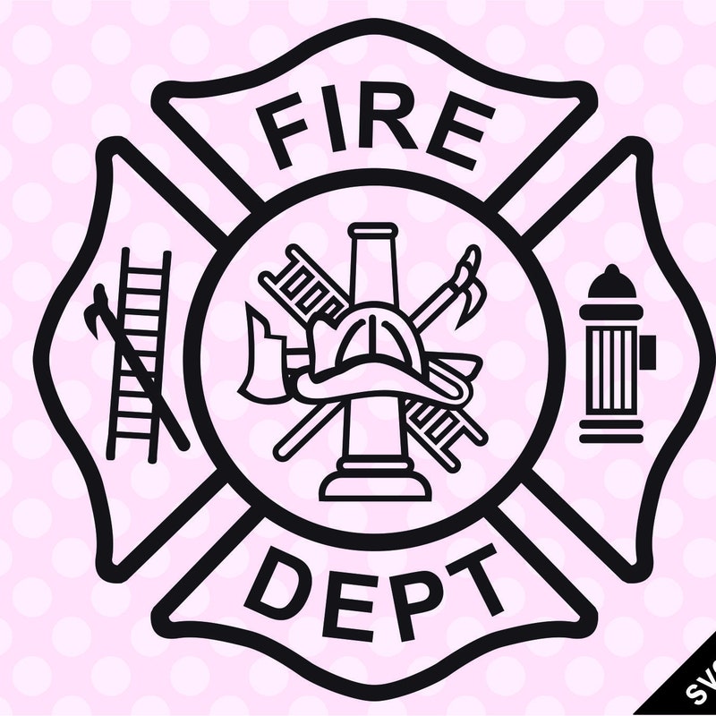 Maltese Cross Svg - Etsy