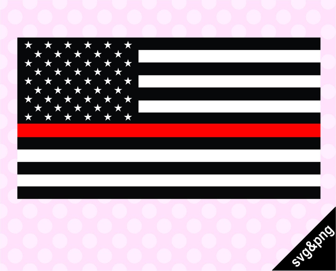 SVG & PNG - Thin Red Line - Etsy