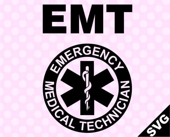 SVG EMT With Star of Life Emblem - Etsy