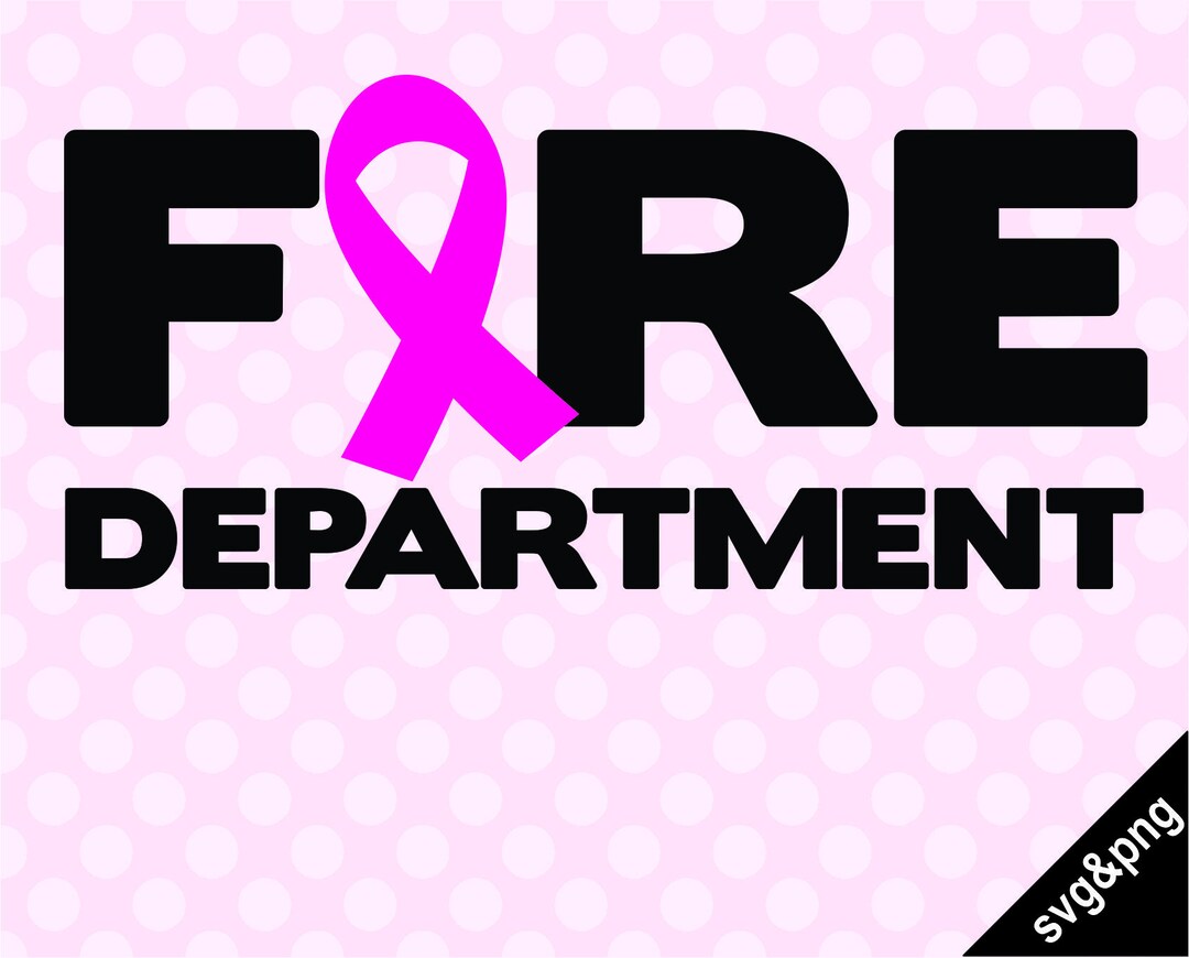 SVG & PNG - Fire Department W/ribbon - Etsy