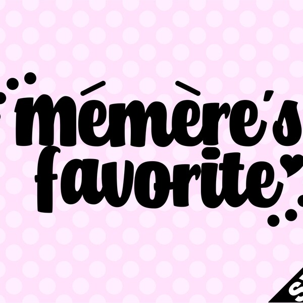 Memere Svg - Etsy