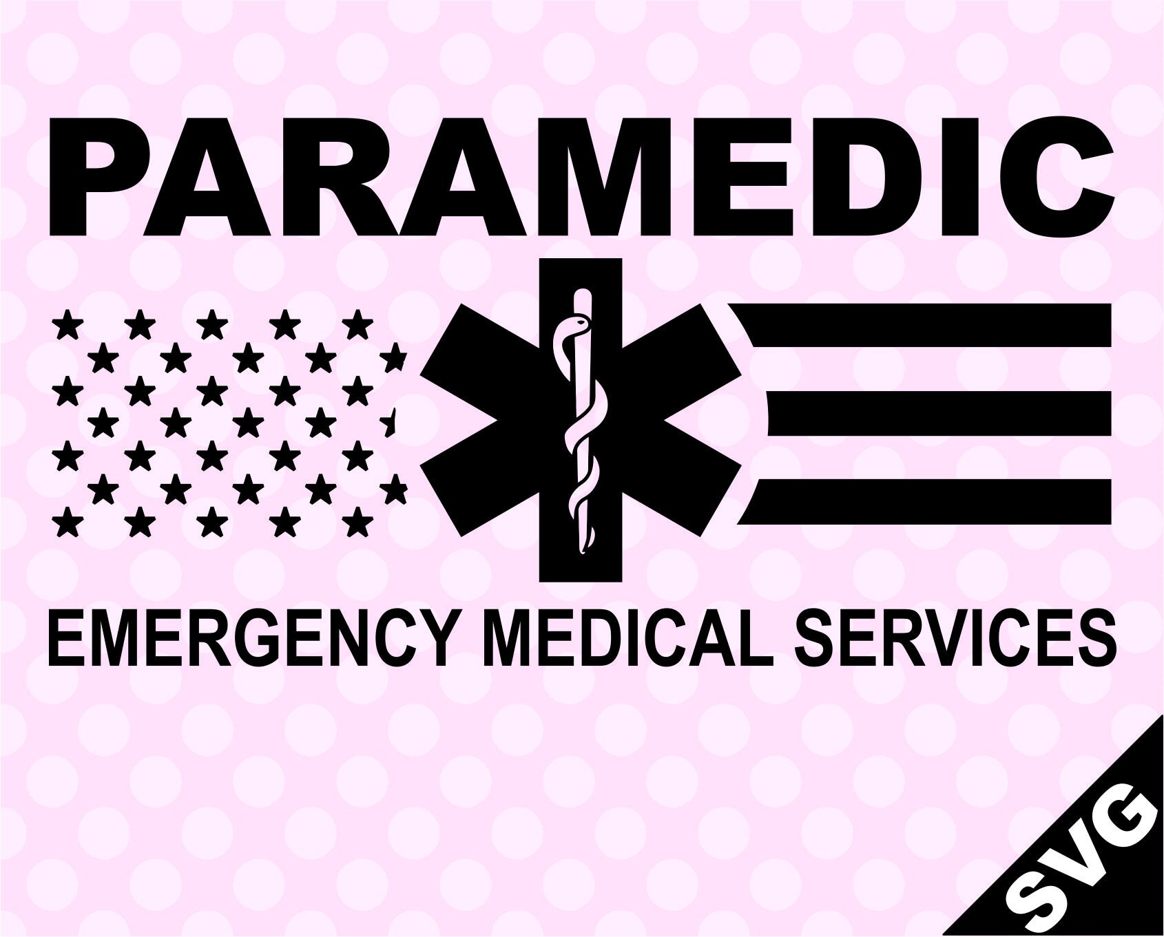 SVG Paramedic EMS - Etsy