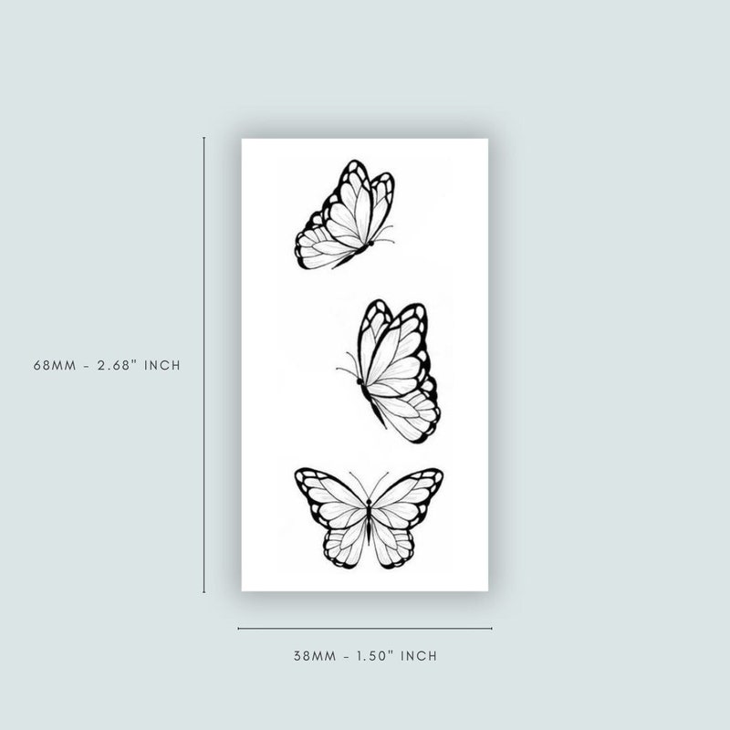 Butterfly Tattoo Stencil - Etsy