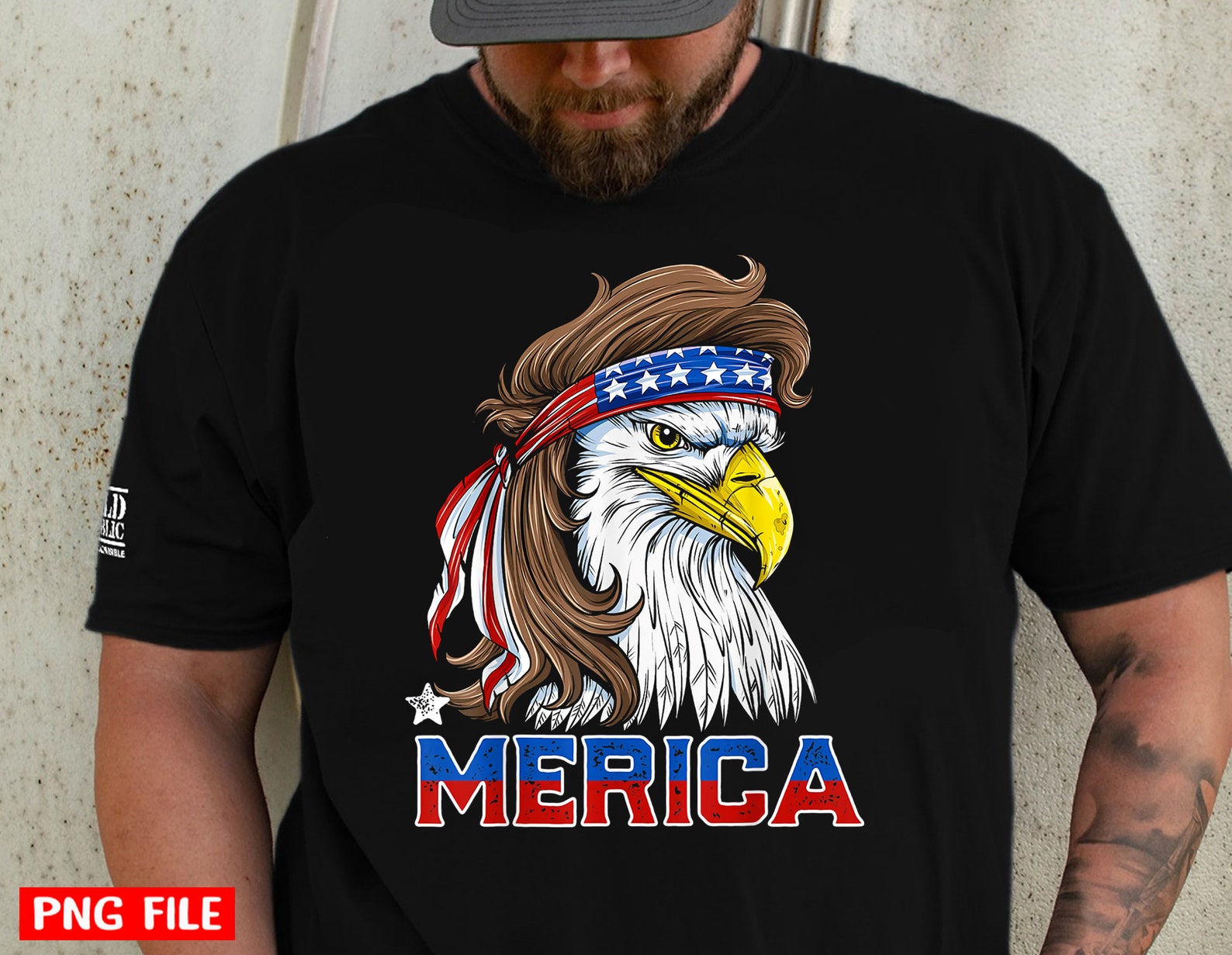 Eagle Mullet Merica PNG America Flag Png 4th Of July Png | Etsy