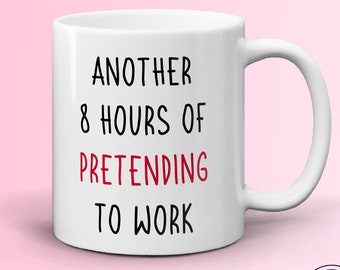 Funny Work Mug, Work Quote, as per My Email, Gift for Coworker, Black ...