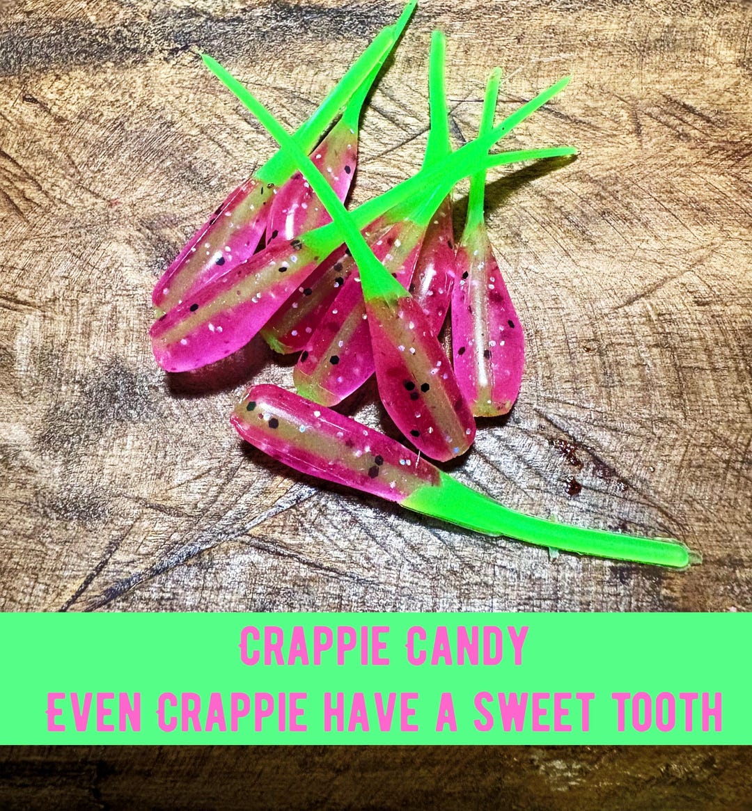 2” Crappie Candy Stinger Tail - Etsy