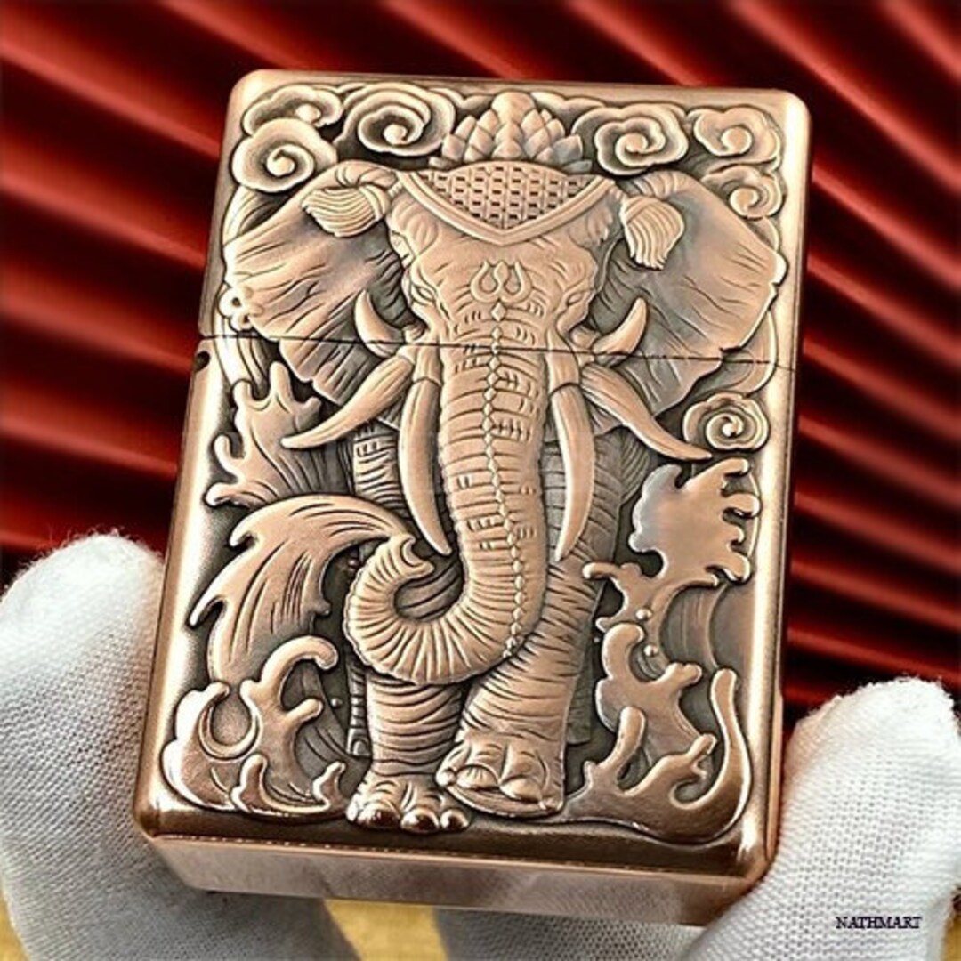 New EDC Red Copper Lighter Case Thick Shell for Pocket Outdoor Gear ...