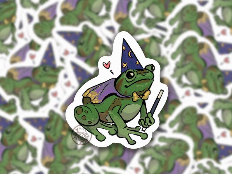 Magik Phrog || Original Sticker - Etsy