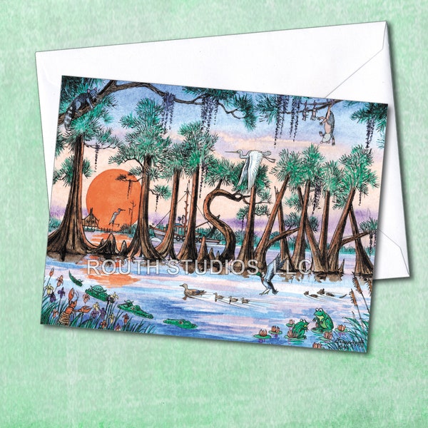 Cypress Note Cards - Etsy