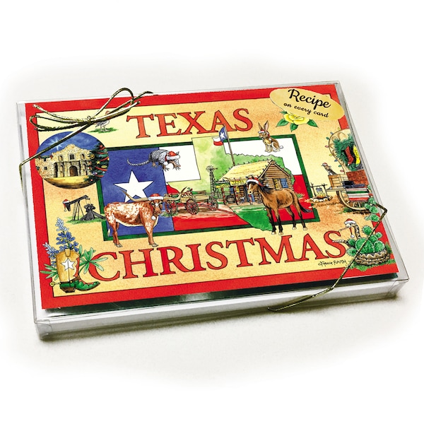 Texas Christmas Card - Etsy