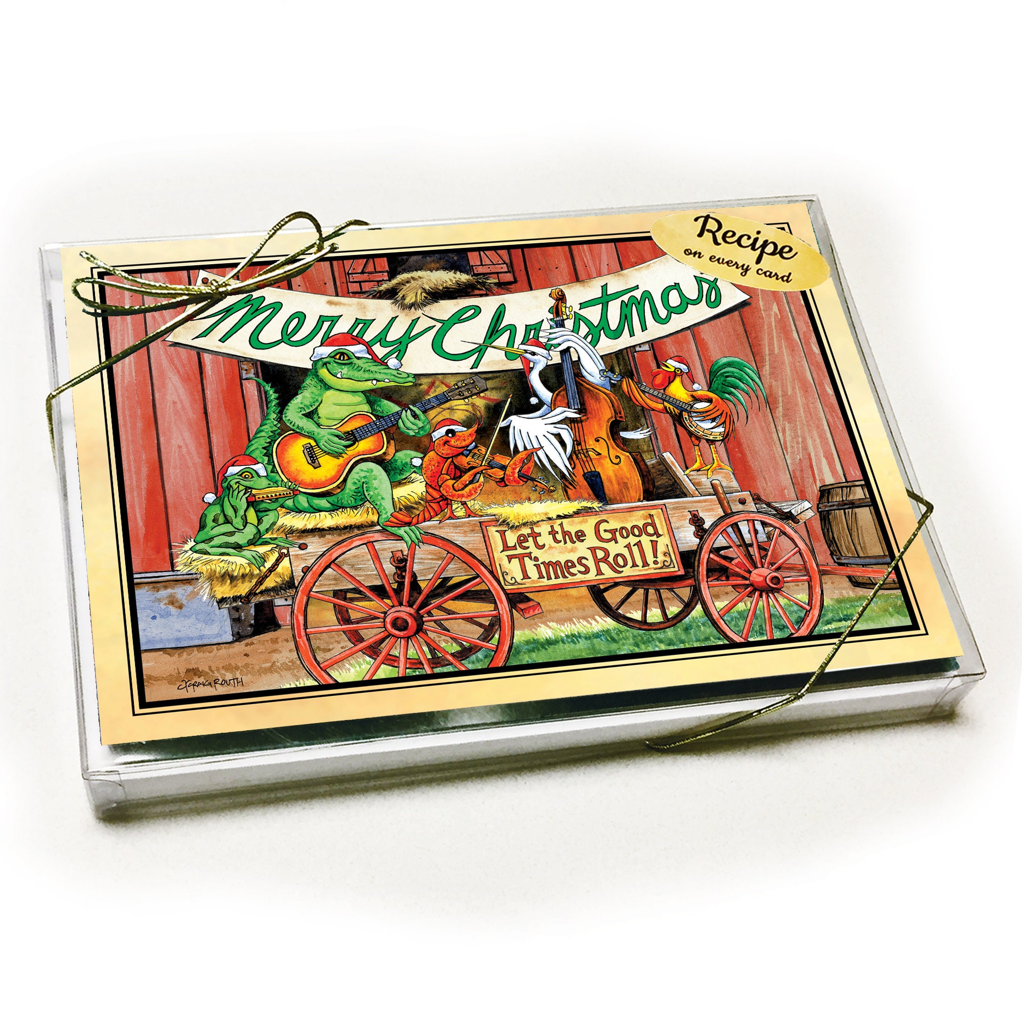 Louisiana Christmas Cards With Recipe - Let the Good Times Roll ...