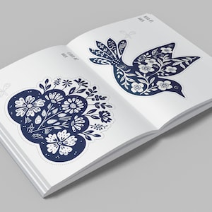 Folk Art Bird Mobile Kit: Paper Cut-out Garland (digital Download) - Etsy