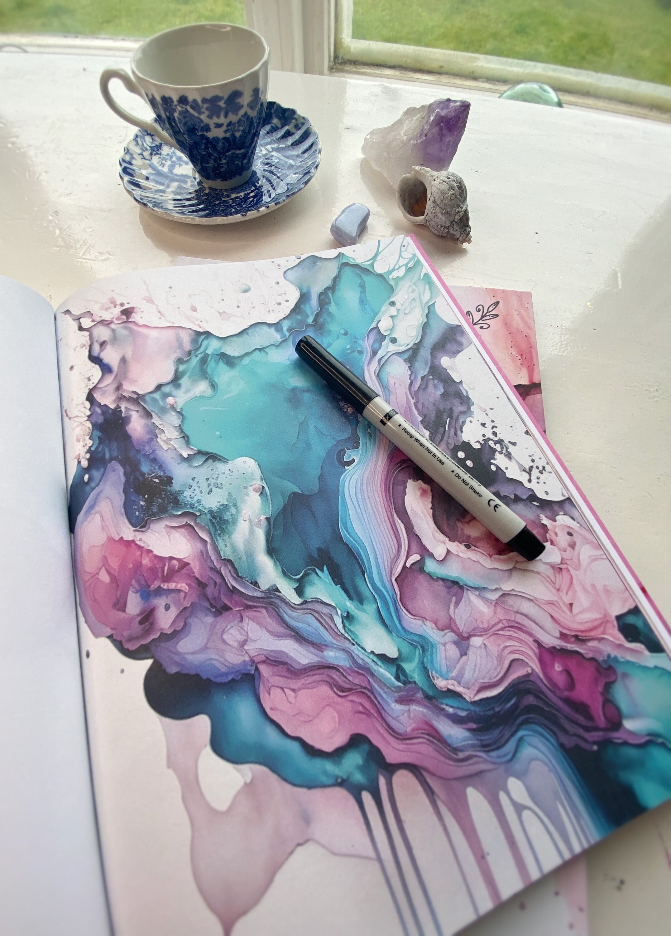 The Beautiful Reverse Coloring Book Vol.1, 43 Printable Pages, Adult ...