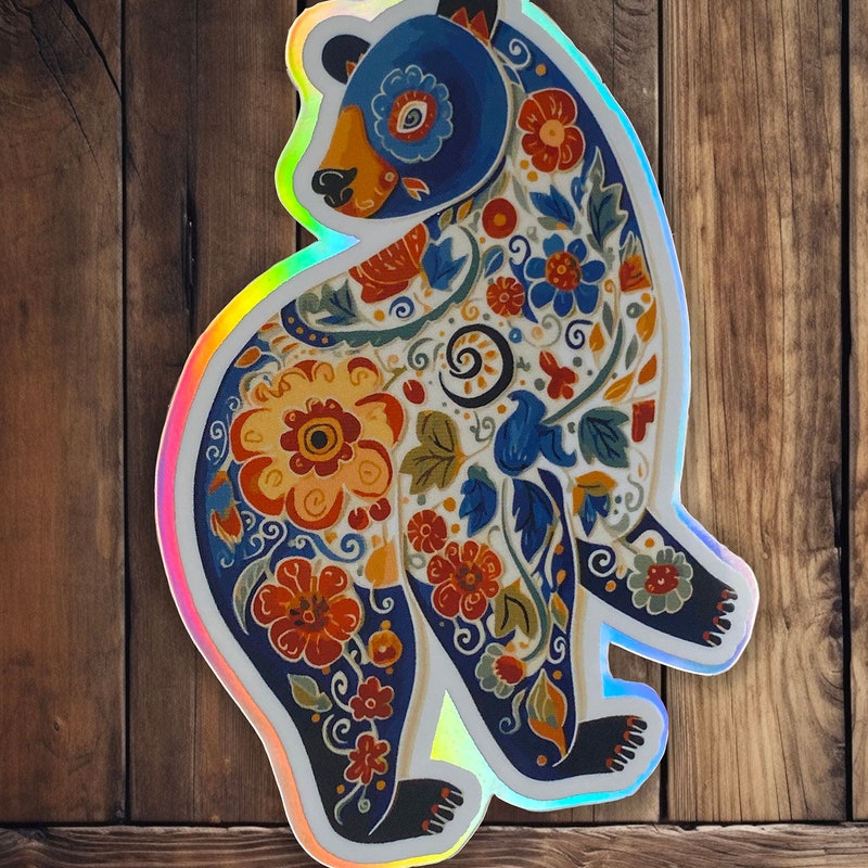 Rosemaling Sticker - Etsy