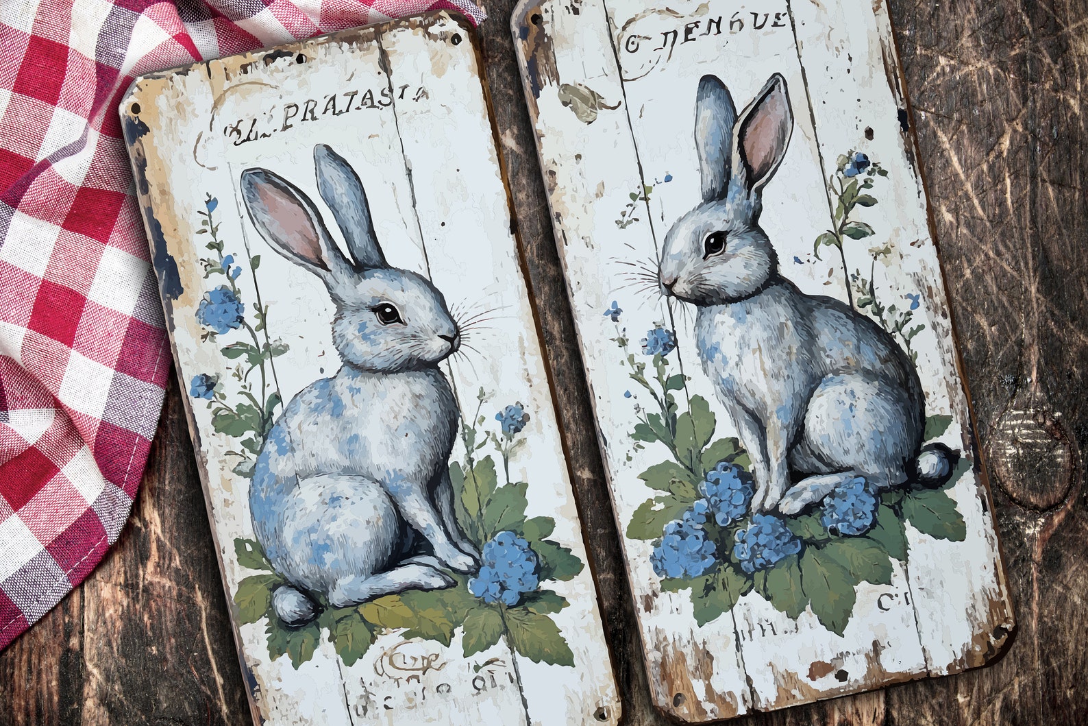 Shabby Chateau Decor, French Folk Art Clip Art Bundle, Vintage French ...