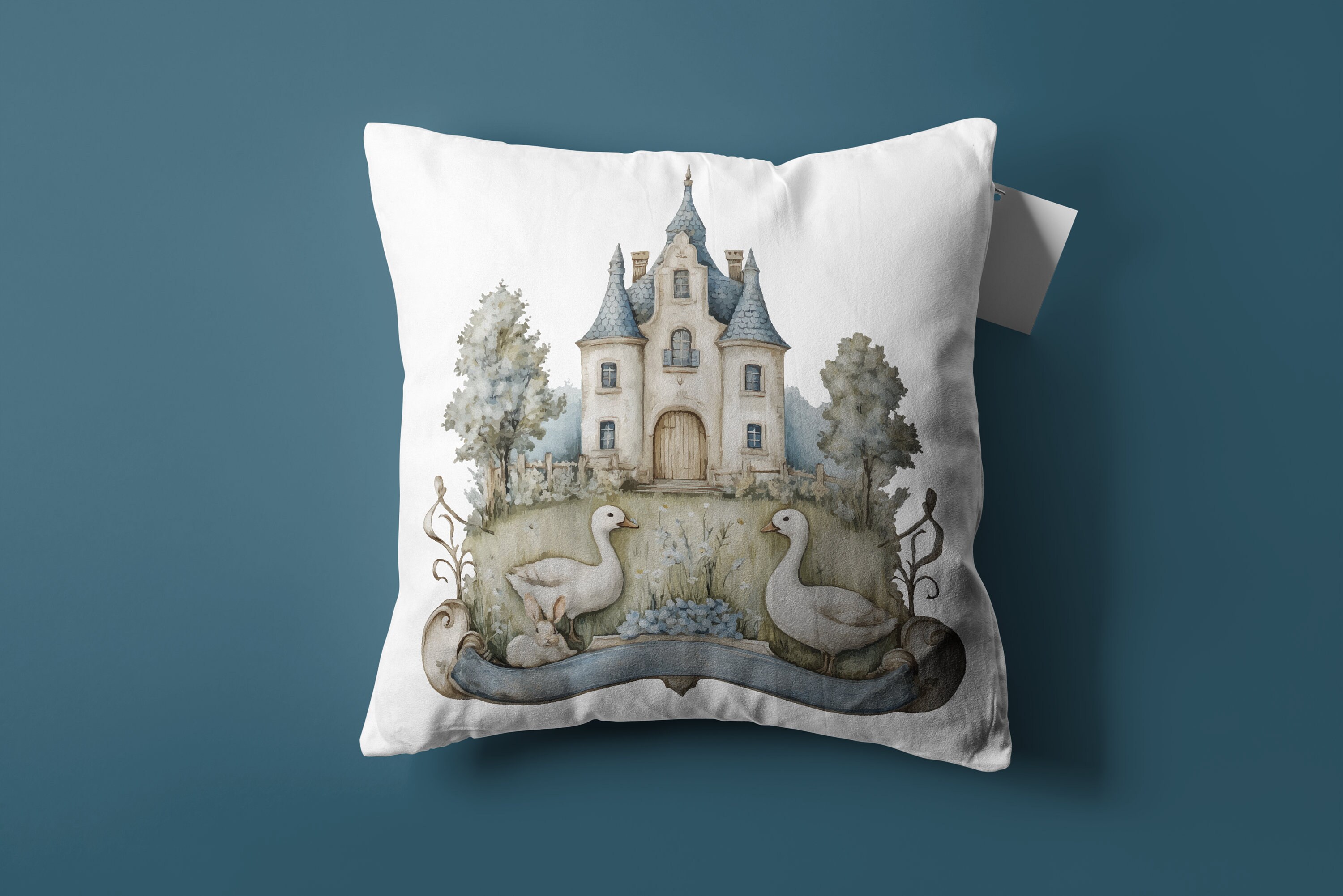 Shabby Chateau Decor, French Folk Art Clip Art Bundle, Vintage French ...