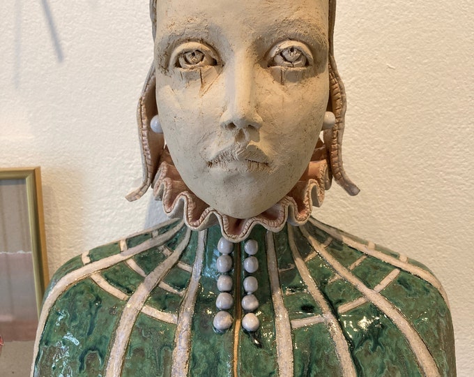 Sculpture Art Unique Ceramic Girl Etsy