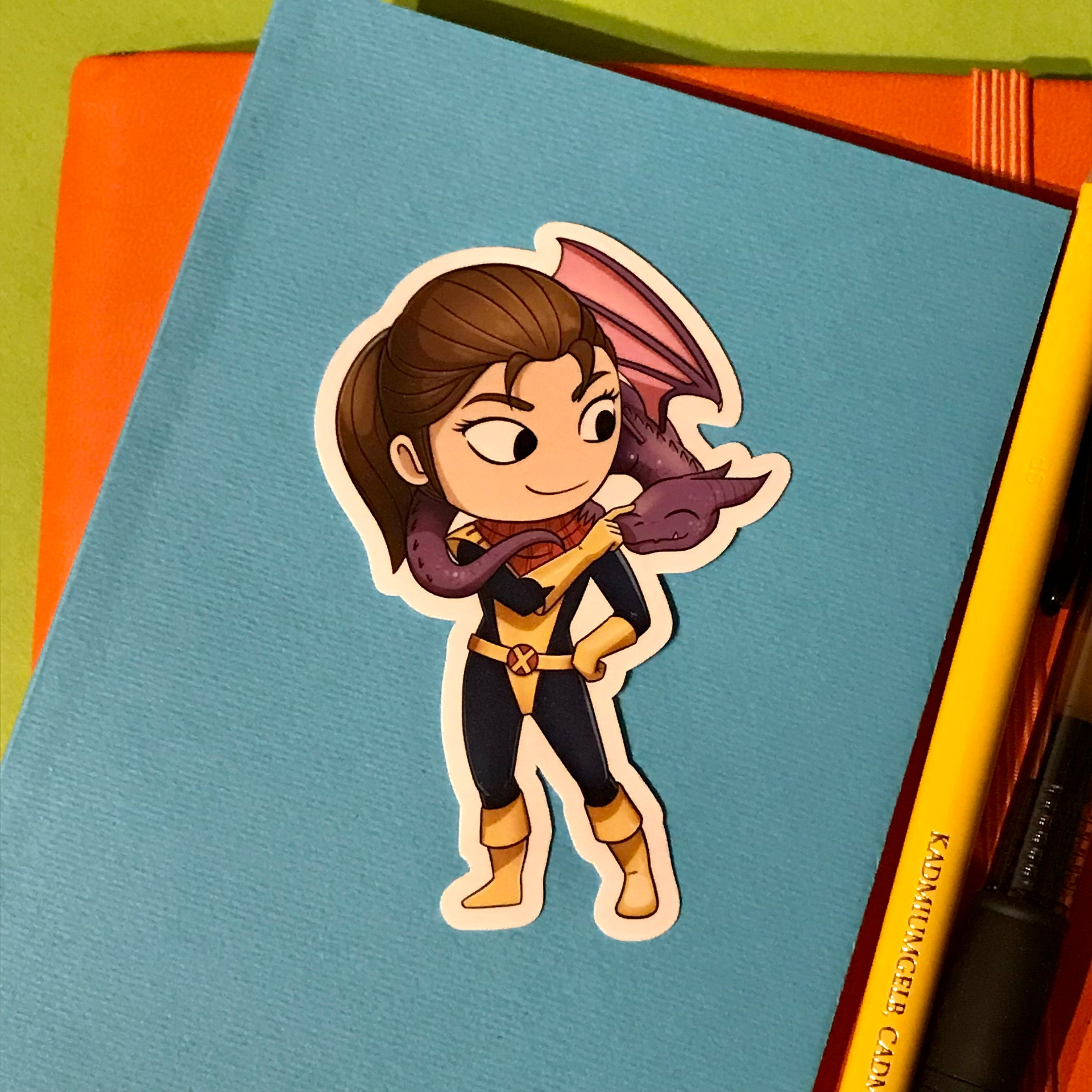 Kitty Pryde- Matte Vinyl Sticker - Etsy