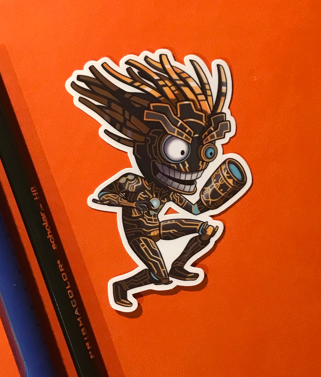 Warlock - Matte Vinyl Sticker - Etsy